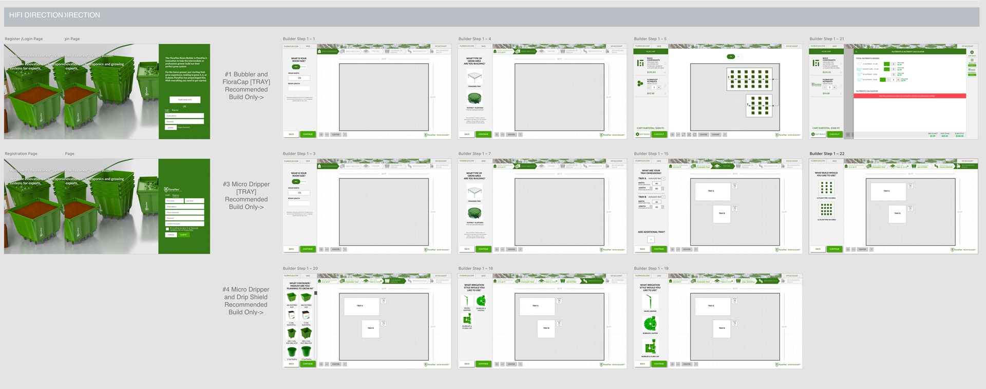 FLORAFLEX ROOM BUILDER – Pulse Design Group – Product Design