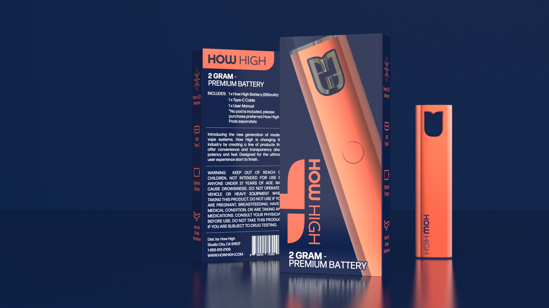 HOW HIGH PREMIUM VAPE COLLECTION – Pulse Design Group – Product Design
